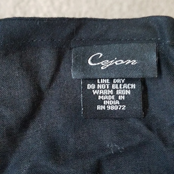 Cejon | Dresses | Black And Beige Dress | Poshmark